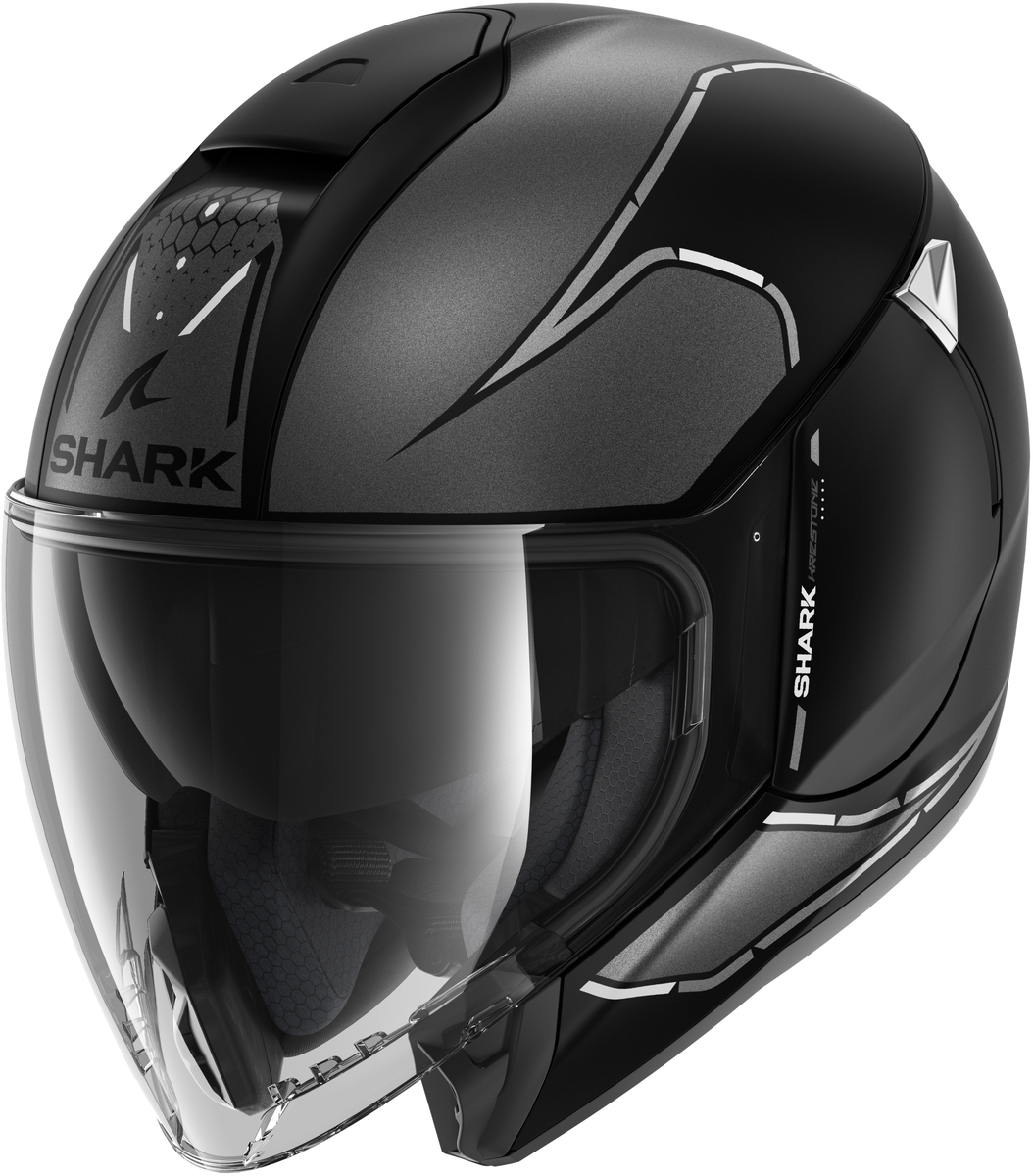 SHARK Citycruiser Krestone Matt Black-Anthracite-Silver KAS - Jet ...