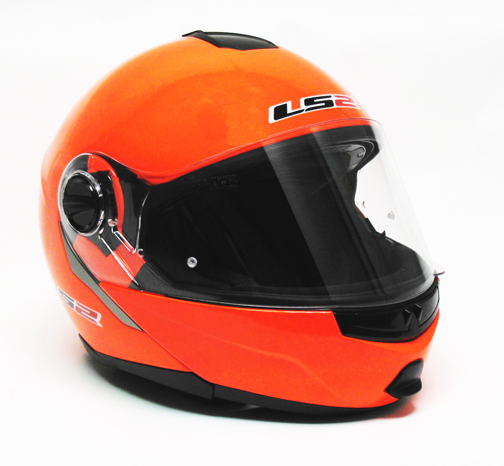 LS2 FF386 Ride Solid Orange - Modular helmet | rad.eu/en