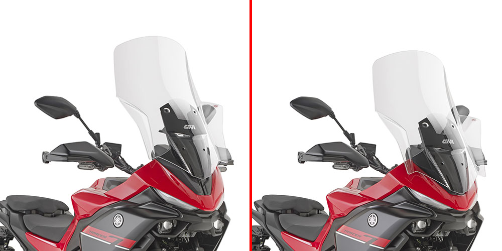 GIVI Windshield D2177ST Tall transparent - Windshield for motorcycles ...